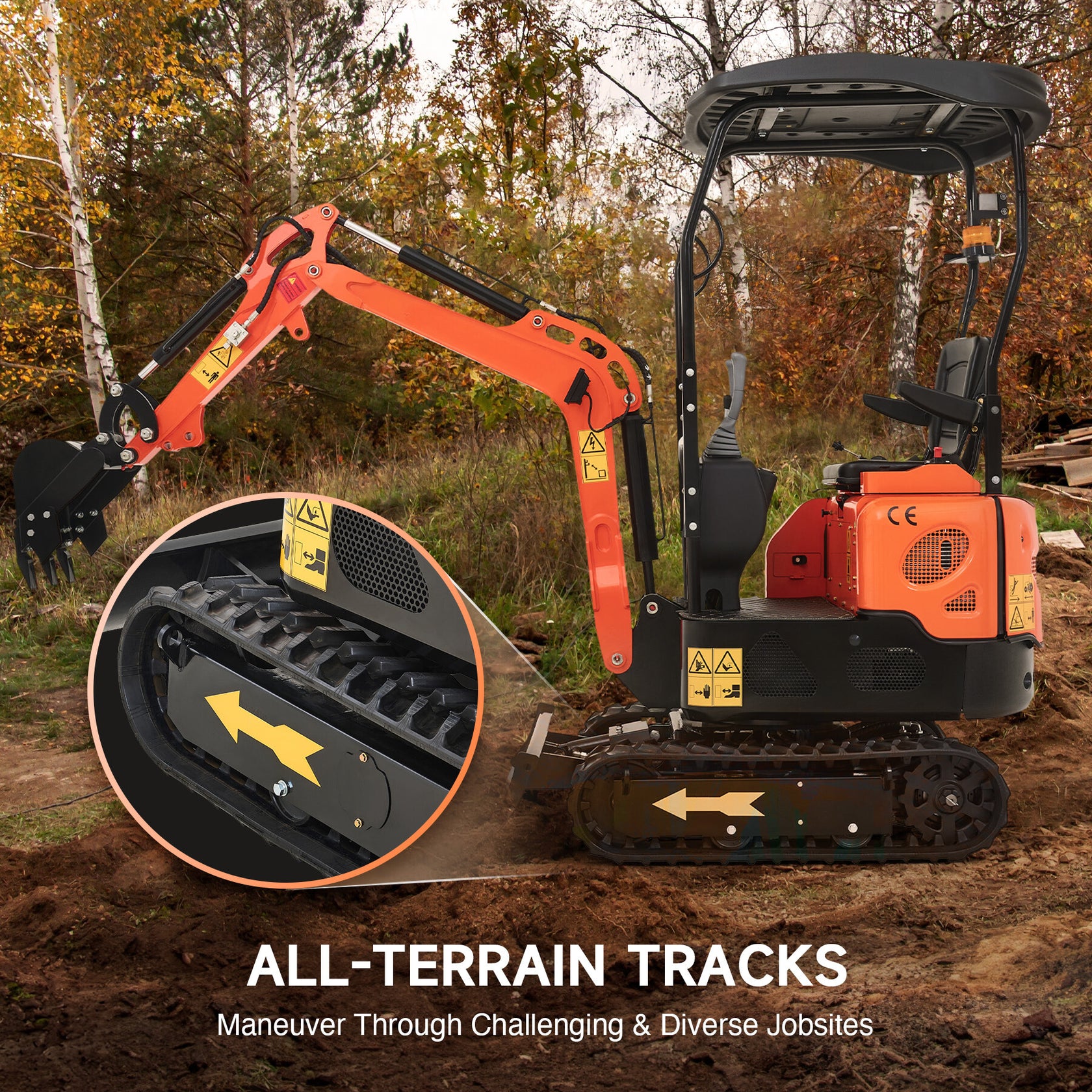 AHM AX-12 13.5 HP Mini Excavator Pay As Low As $613/mo