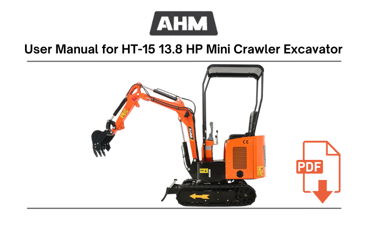 Operation and Maintenance Manuals for Small Excavators – AHM