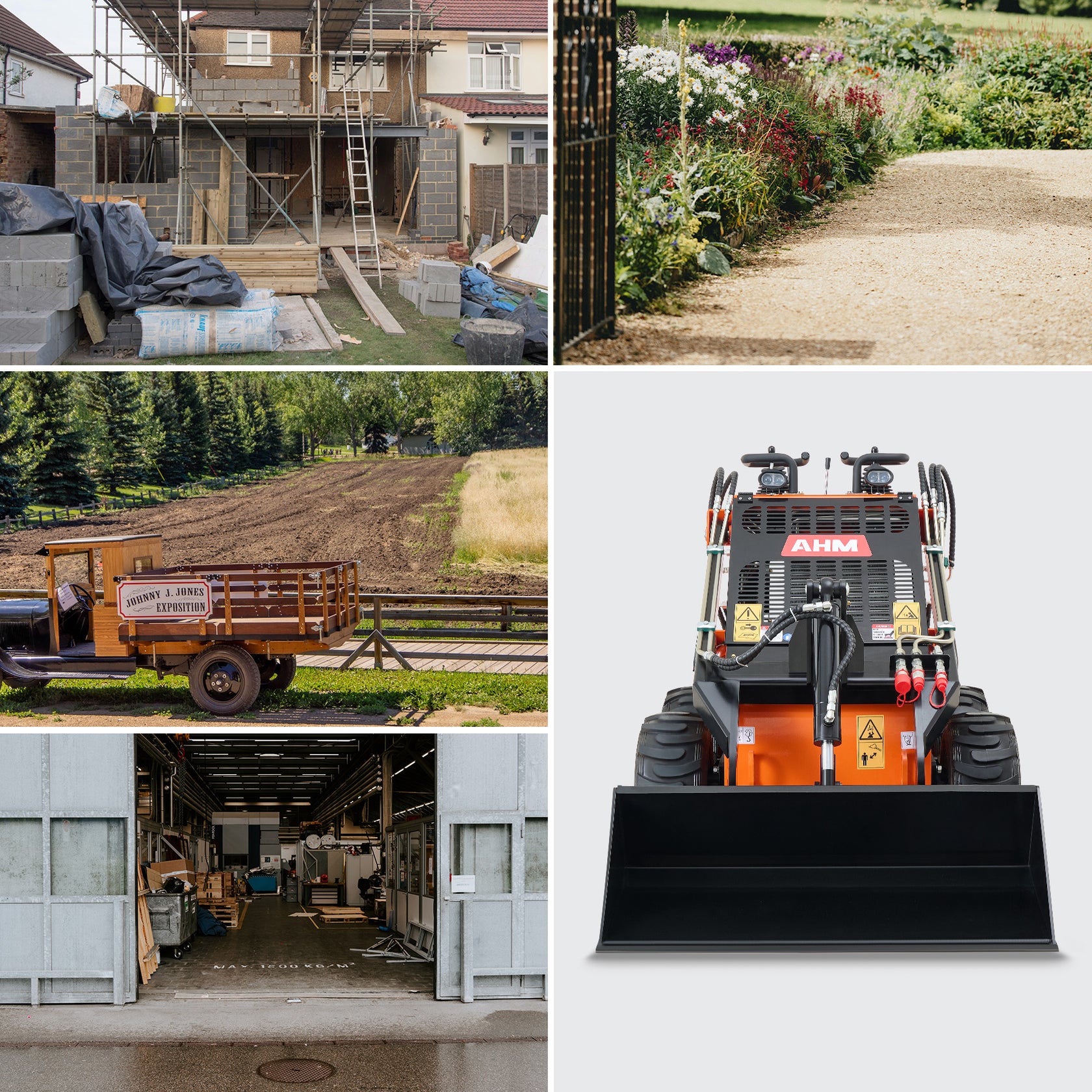 Wheeled Mini Skid Steer with 23 hp EPA Engine – AHM